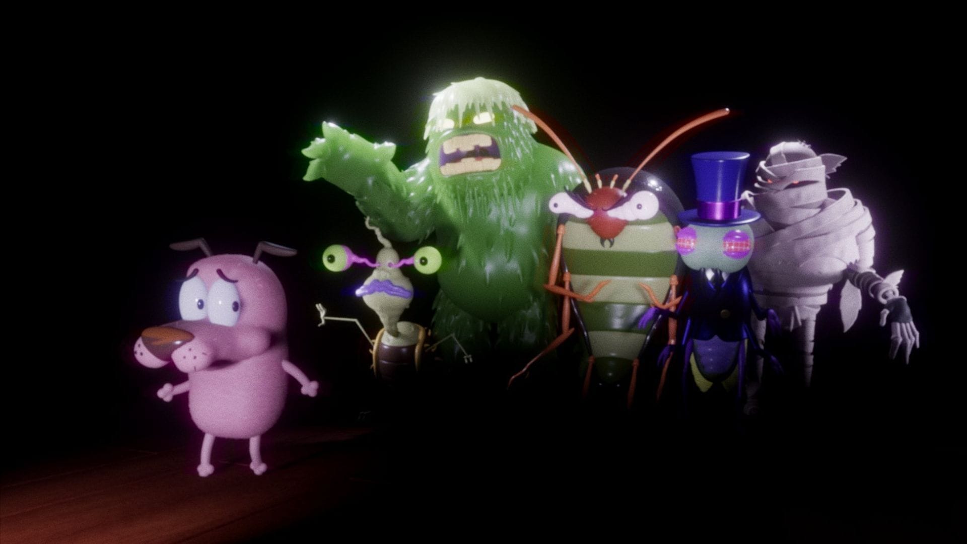 Fan developer recreates Courage the Cowardly Dog in a creepy new Dreams ...