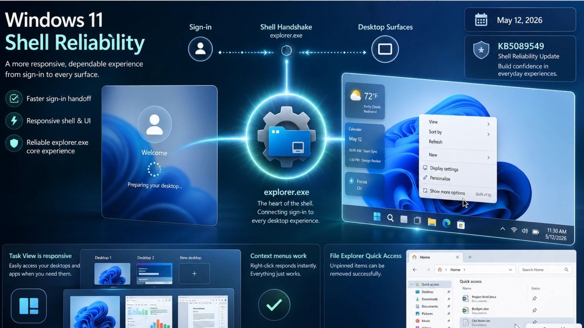 Windows 11 update aims to fix freezing taskbar issues despite ...